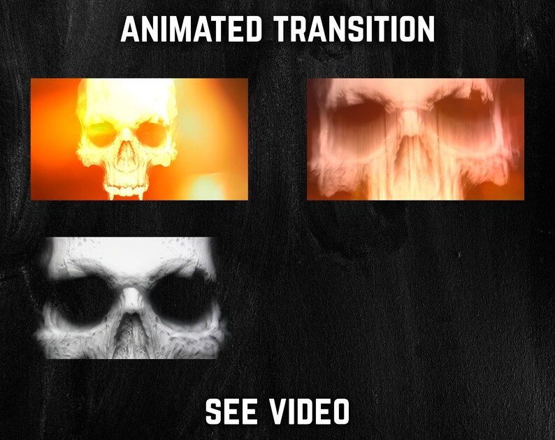 Vampire Skull Horror Stinger Transition - Halloween Twitch Transition ...
