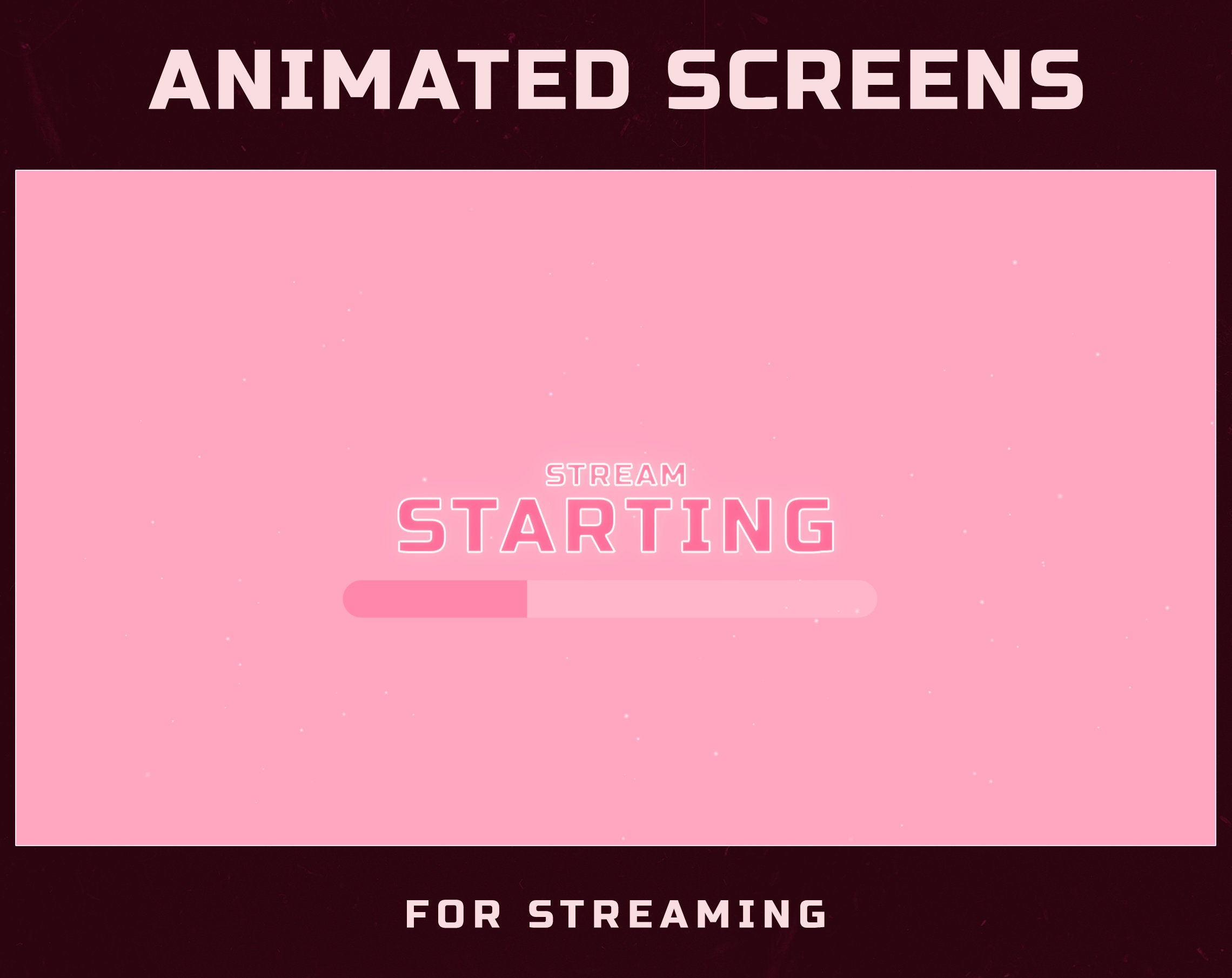 Pink Lofi Twitch Screens - Starting Soon - Be Right Back - Stream ...
