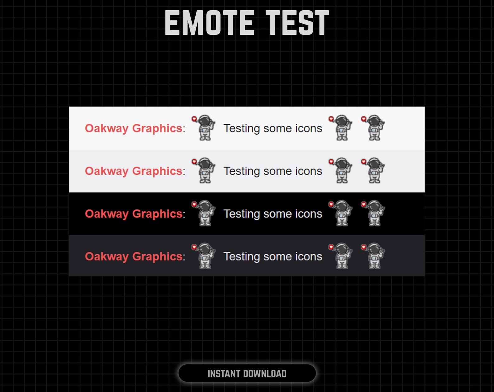 Astronaut Twitch Emote - Peace & Love - Emotes for Twitch or Discord - Etsy