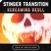 Screaming Skull Horror Stinger Transition Halloween Twitch Transition ...