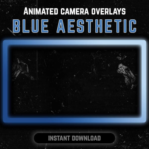 Twitch Animated Blue Border - Etsy