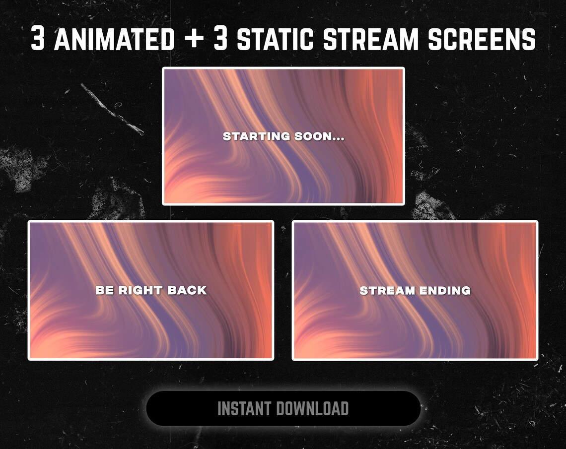 Summer Twitch Overlays - SUMMER VIBES Twitch Panels - Starting Soon ...