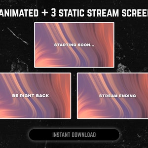 Summer Twitch Overlays - SUMMER VIBES Twitch Panels - Starting Soon ...