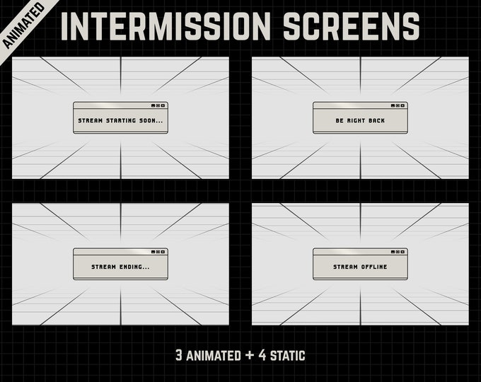 Windows 98 Retro Stream Layouts | Retro Twitch Overlay | Twitch Package ...