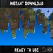 Blue Waterfall Stinger Transition Blue OBS Transition With Waterfall ...