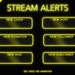 Yellow Animated Alerts for Twitch Streaming - Yellow NEON Twitch Alerts ...