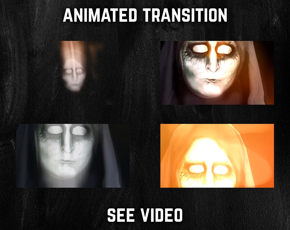 Horror Woman Stinger Transition Halloween Twitch Transition - Etsy