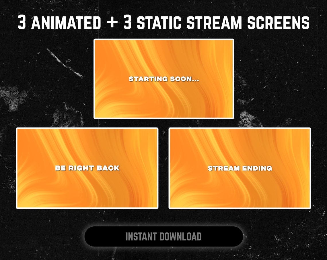 Yellow Aesthetic Twitch Banners Yellow Aesthetic Starting Soon Be Right ...