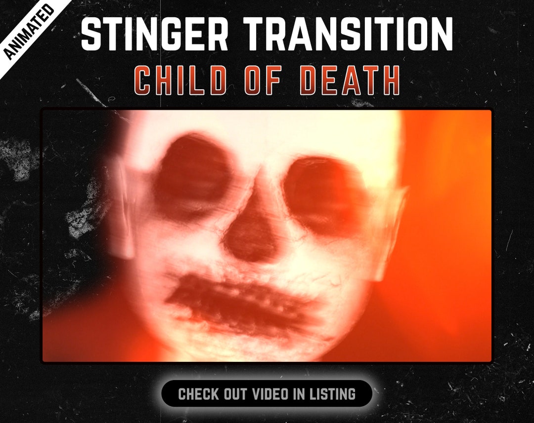 Child of Death Horror Stinger Transition - Halloween Twitch Transition ...