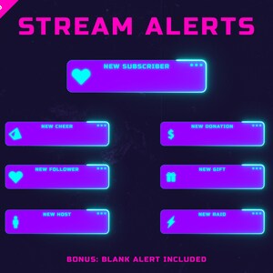 Vaporwave PC - Futuristic Twitch Overlay Package - Etsy