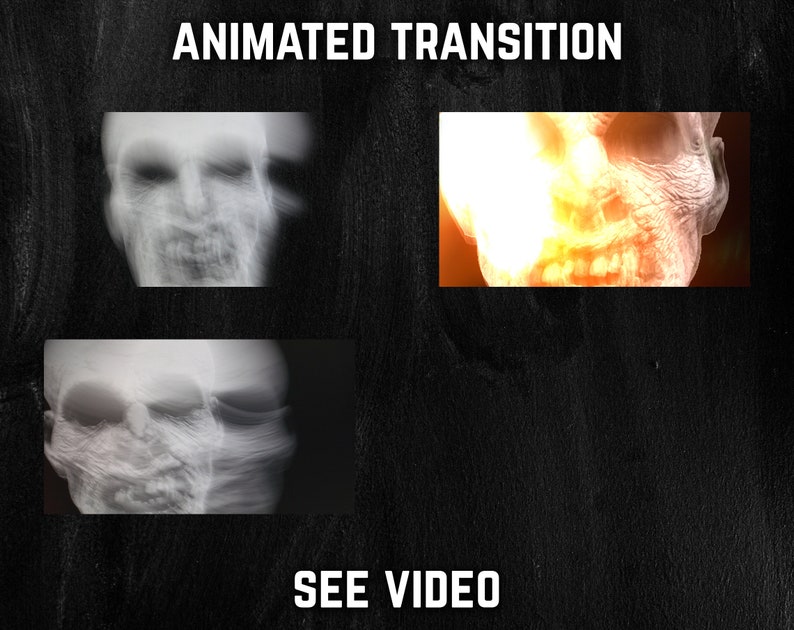 Zombie Scream Stinger Transition: Halloween Horror Twitch Overlay (SFX ...