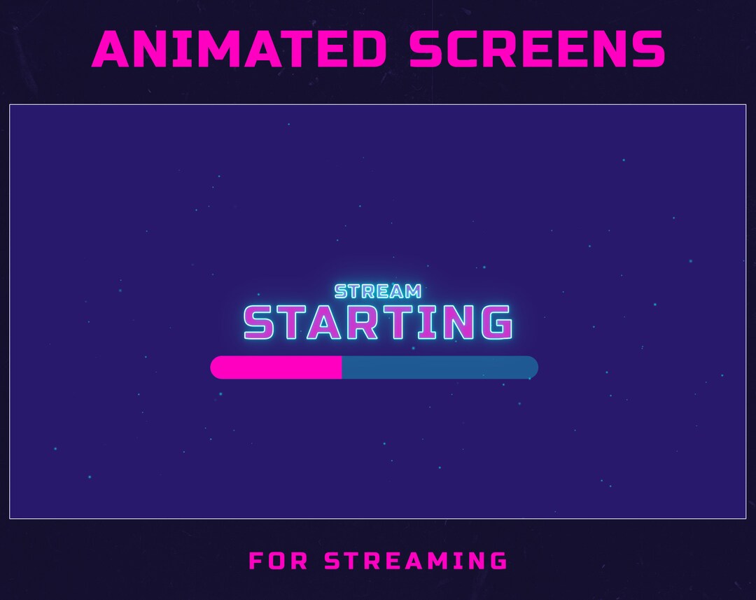 Vaporwave Twitch Screens - Starting Soon - Be Right Back - Stream ...