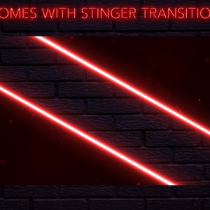 Red Neon - Twitch Overlay Package - Etsy