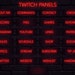 Red Neon Twitch Overlay Package - Etsy