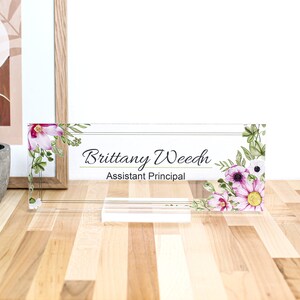 Personalized Desk Name Plate Custom Office Decor Name Plate - Etsy