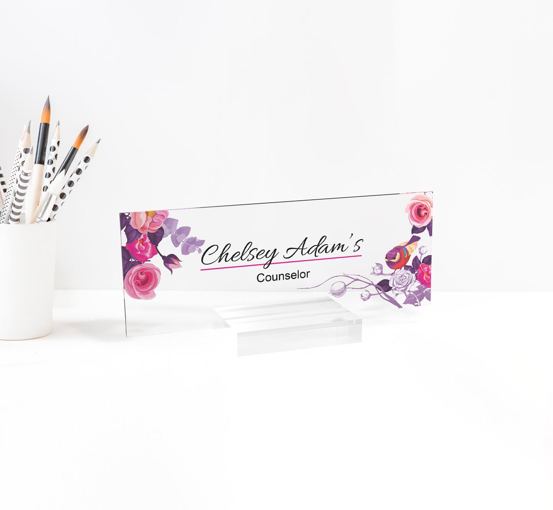 Executive Personalized Desk Name Plate Custom Engraved Desk - Etsy