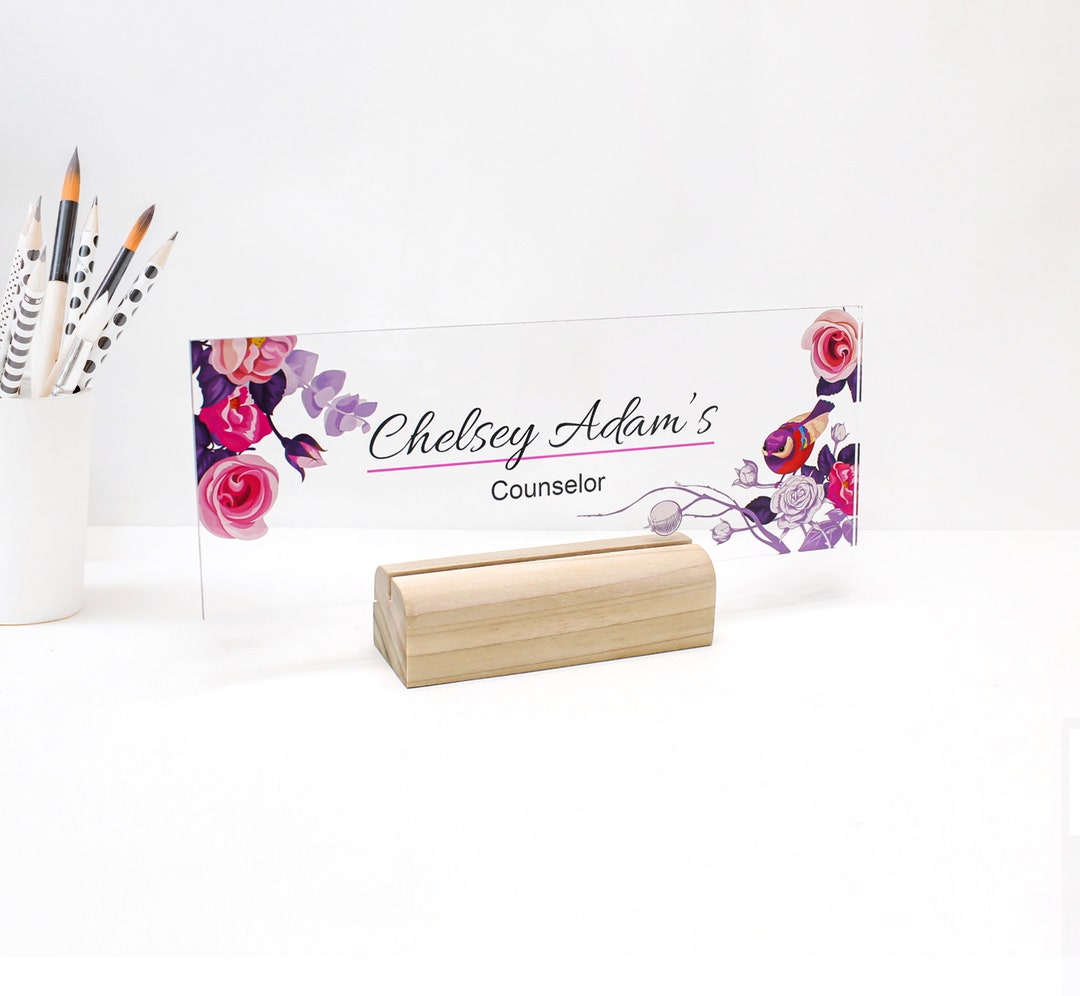 Office Decor, Desk Name Plate Custom, Name Plate for Desk, Daughter ...