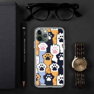 Cute Cat Phone Case Pet Kitten Cover Fit for iPhone 14 Pro, 13 Pro, 12 ...