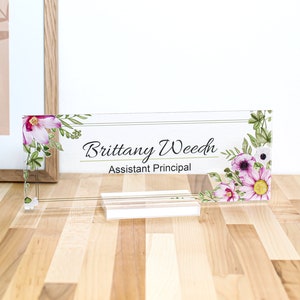Personalized Desk Name Plate Custom Office Decor Name Plate - Etsy