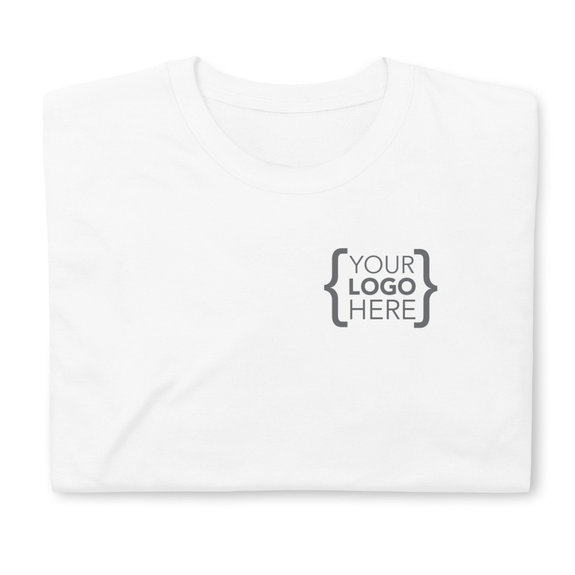 Custom Logo on a Shirt FRONT Team Logo Here T-shirt - Etsy