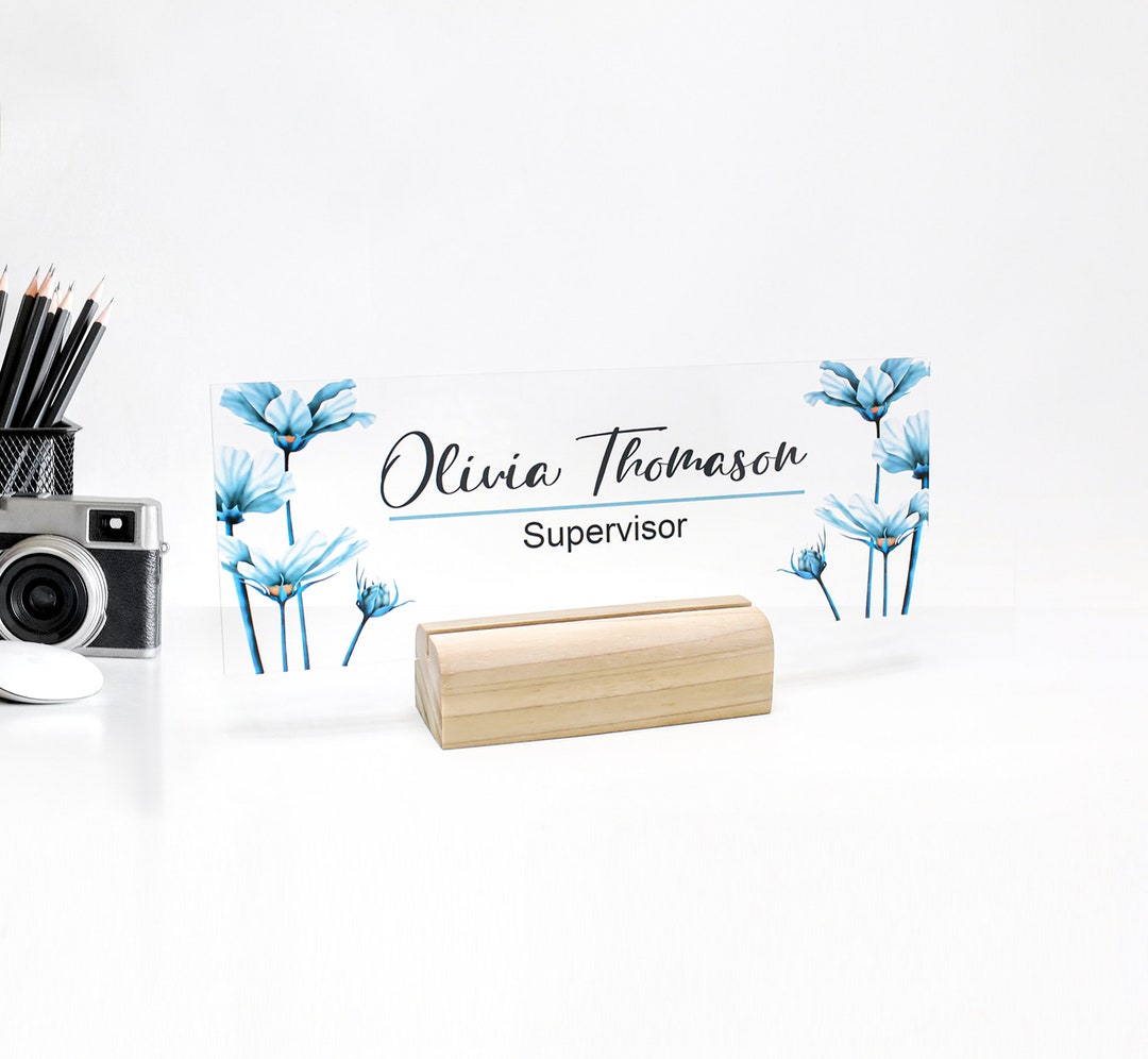 Phd Gift, Teacher Name Plate, Office Decor, Desk Name Plate Custom ...