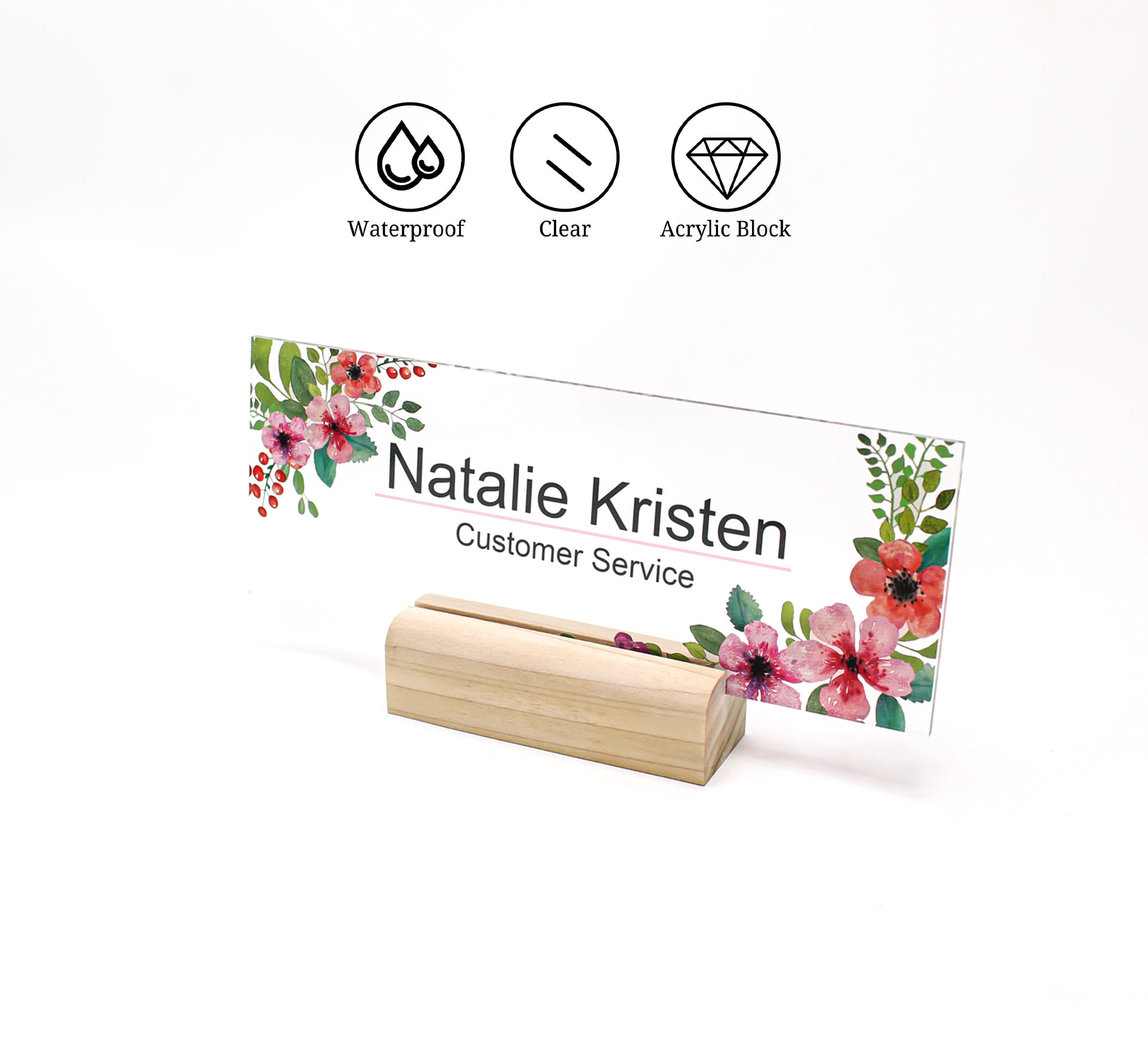Nameplate Sign Nameplate Desk Custom Desk Plate Custom - Etsy