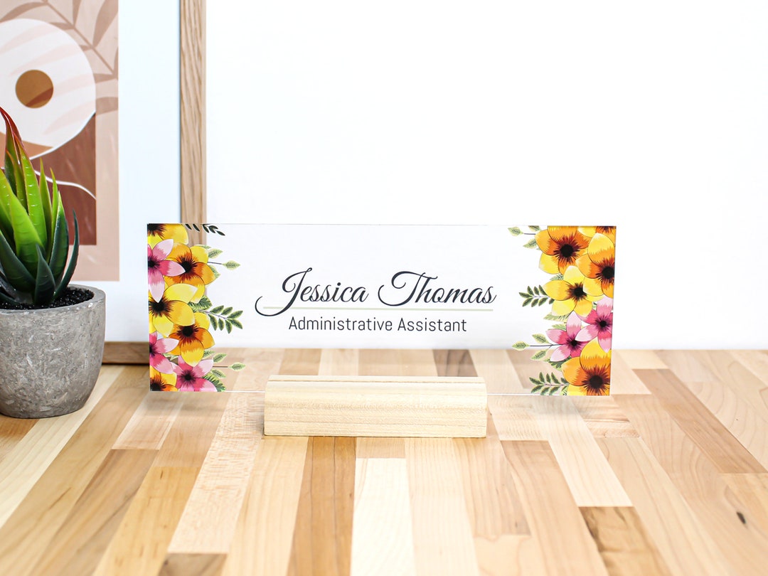 Office Decor, Desk Name Plate Custom, Name Plate for Desk, Daughter ...