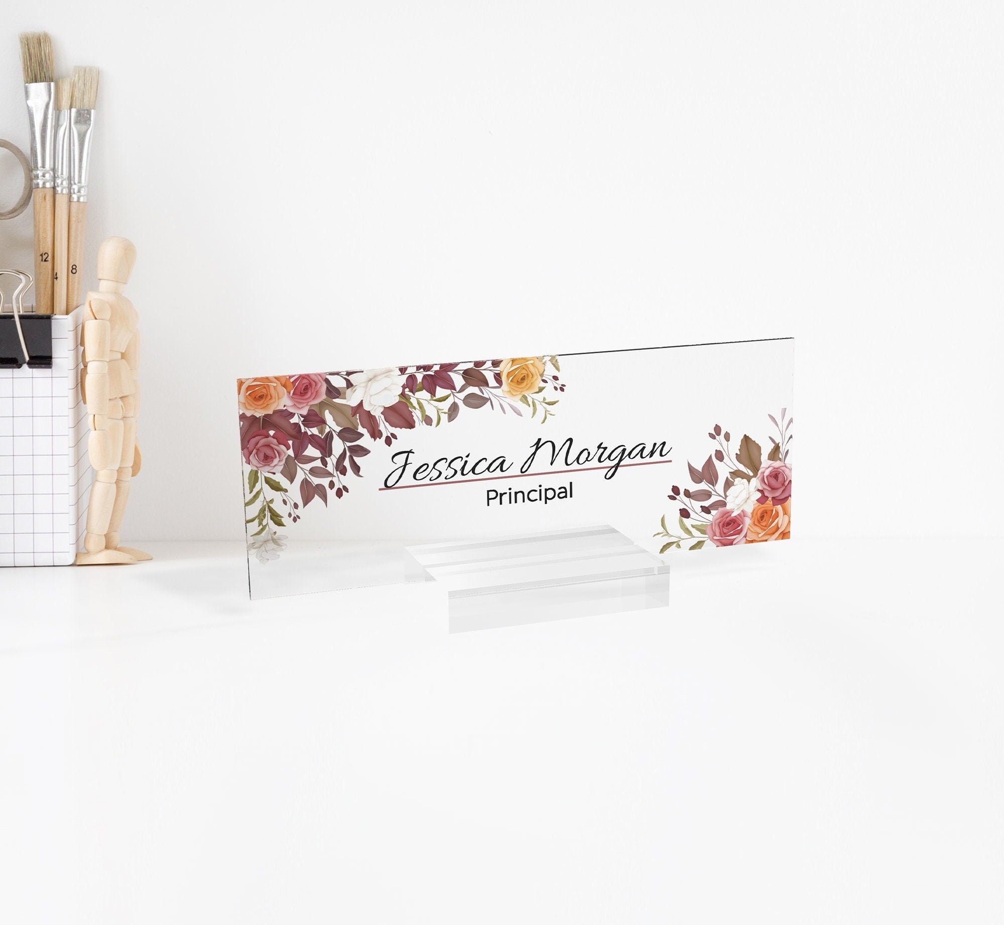 Personalized Name Plate for Desk Custom Office Decor Nameplate - Etsy