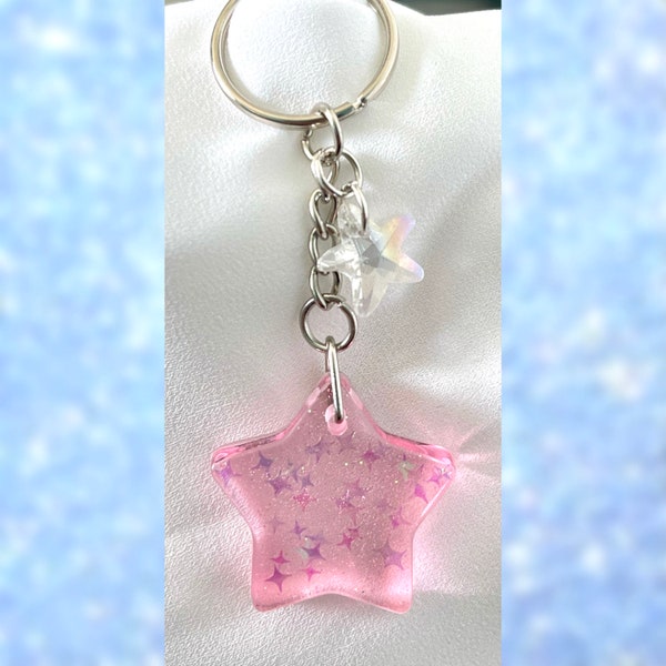 Star Keychain - Etsy