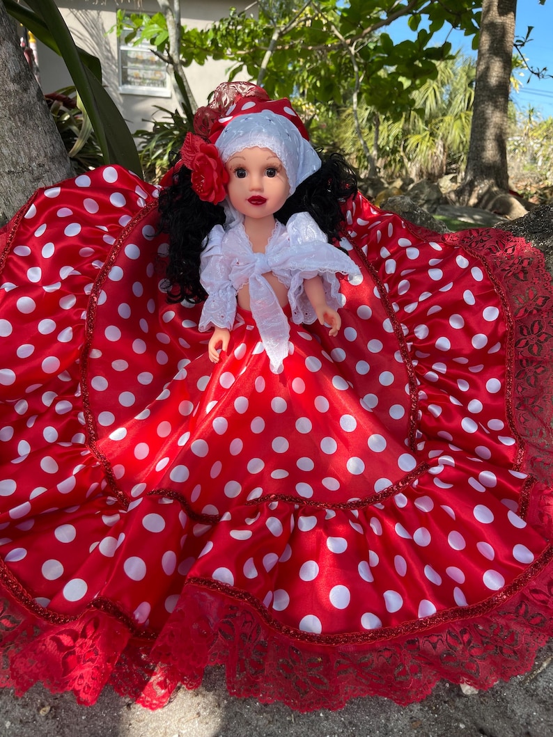 Muñeca Vestida De Gitana/gypsy Doll - Etsy