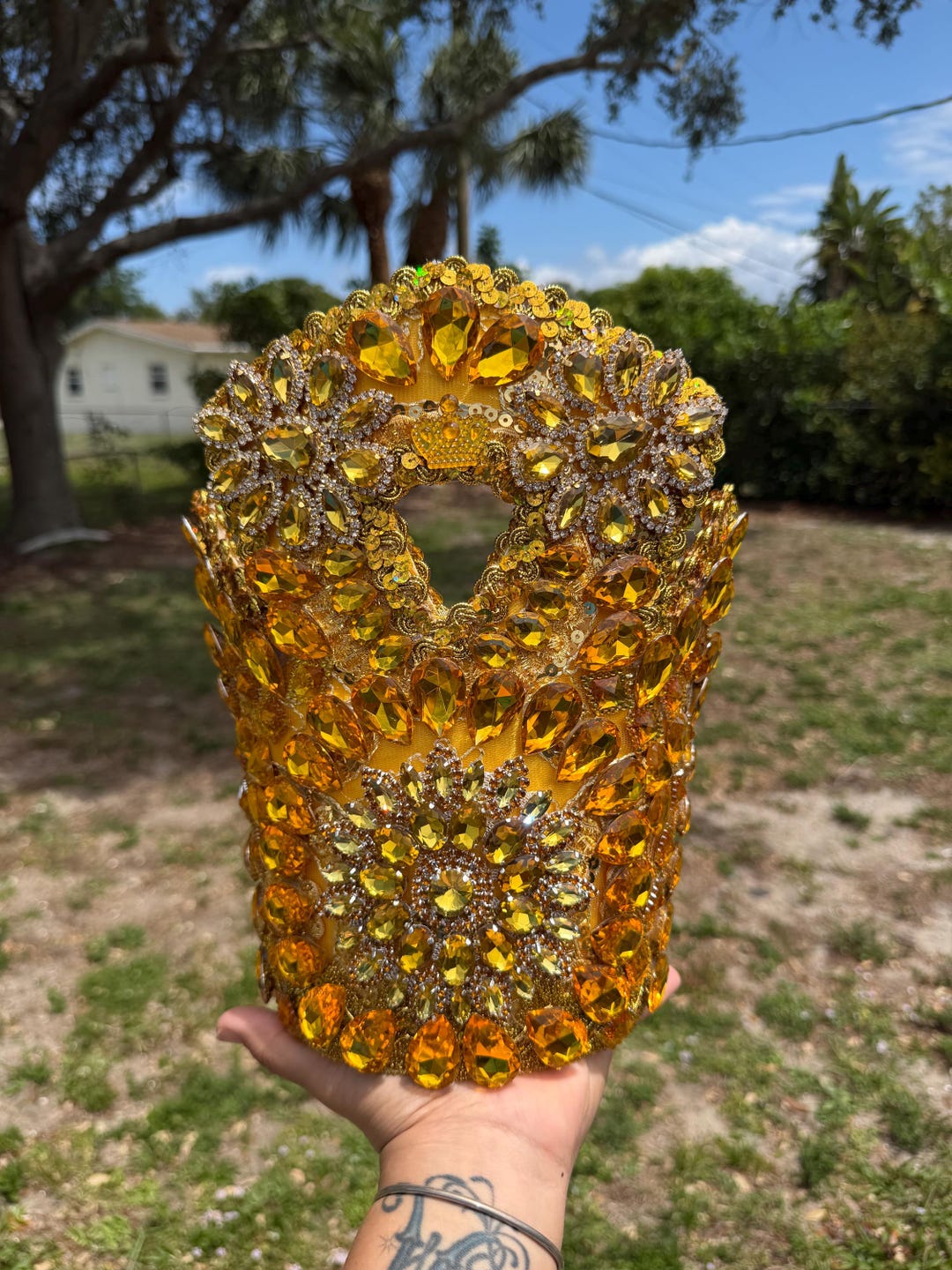 Oshun Corona grande /Oshun corona grande - Etsy México