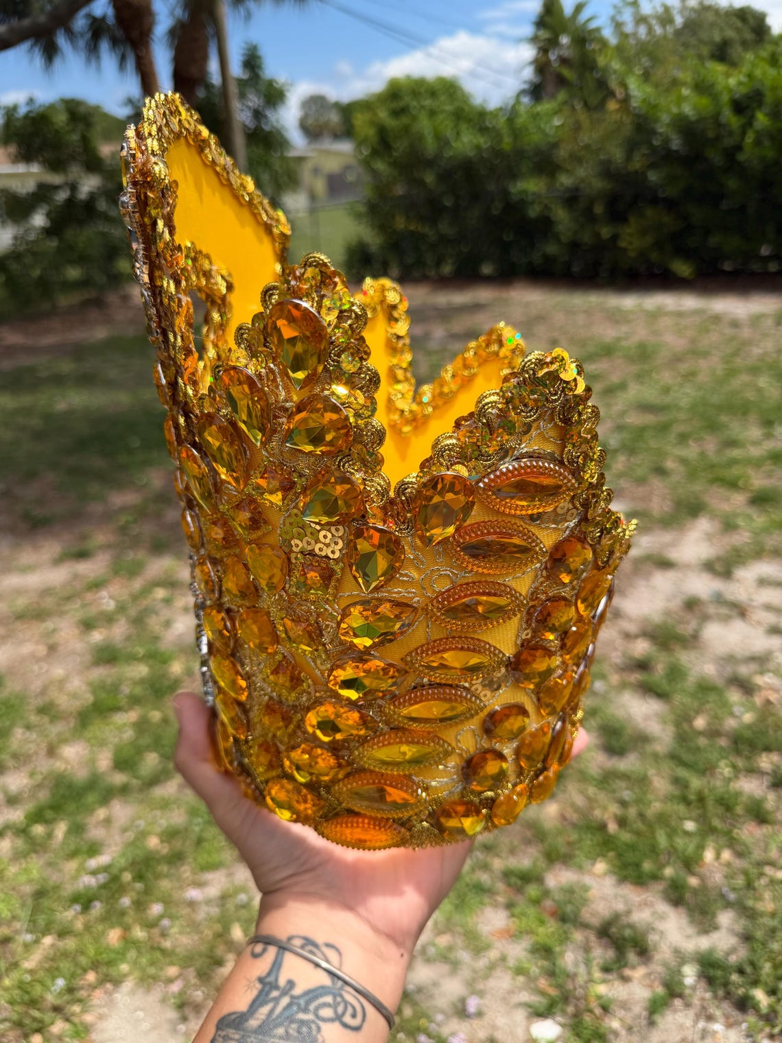 Oshun Corona grande /Oshun corona grande - Etsy México