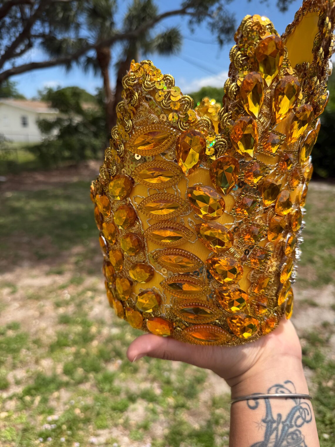 Oshun Corona grande /Oshun corona grande - Etsy México