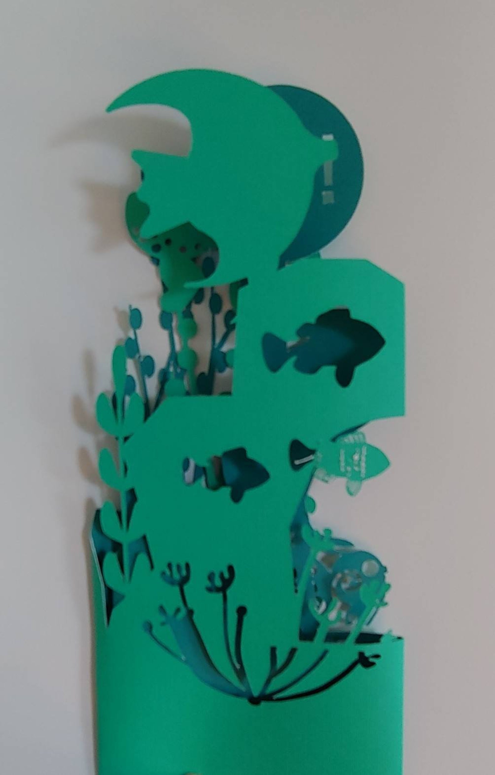 50 Aquarium Pop up Card - Etsy