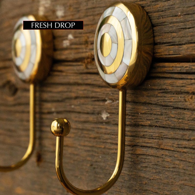 Brass Pearls Wall Decor - Etsy UK