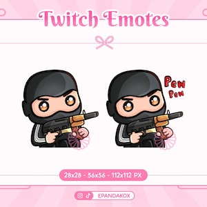 Brunette Chibi Girl Pride Flag Emote Twitch, LGTBQ Flag Twitch Emotes ...
