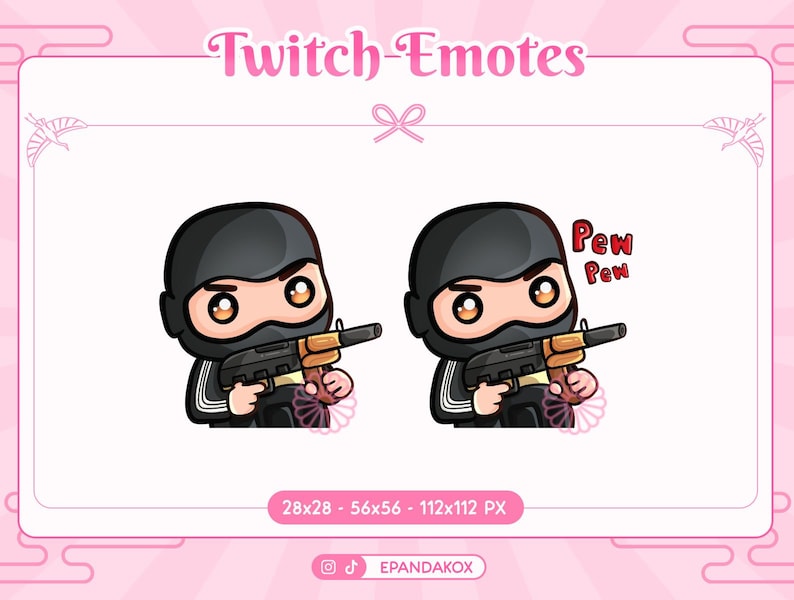Escape From Tarkov Emotes for Twitch, Tarkov Emote, EFT Emotes, Emotes ...