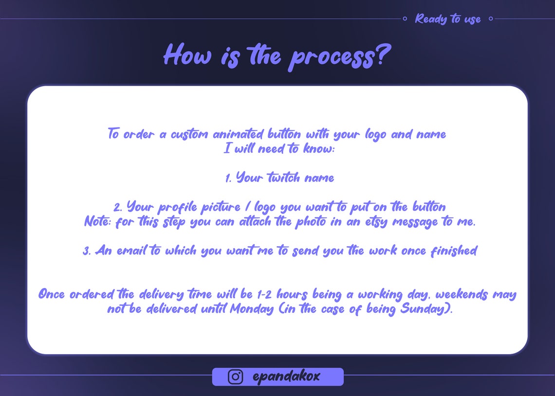 Animated Follow Button for Twitch Animated Twitch Decoration - Etsy