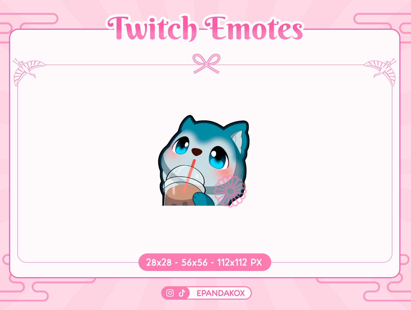 Wolf Emote Pack for Twitch, Wolf Emote Bundle Twitch, Food Emotes ...