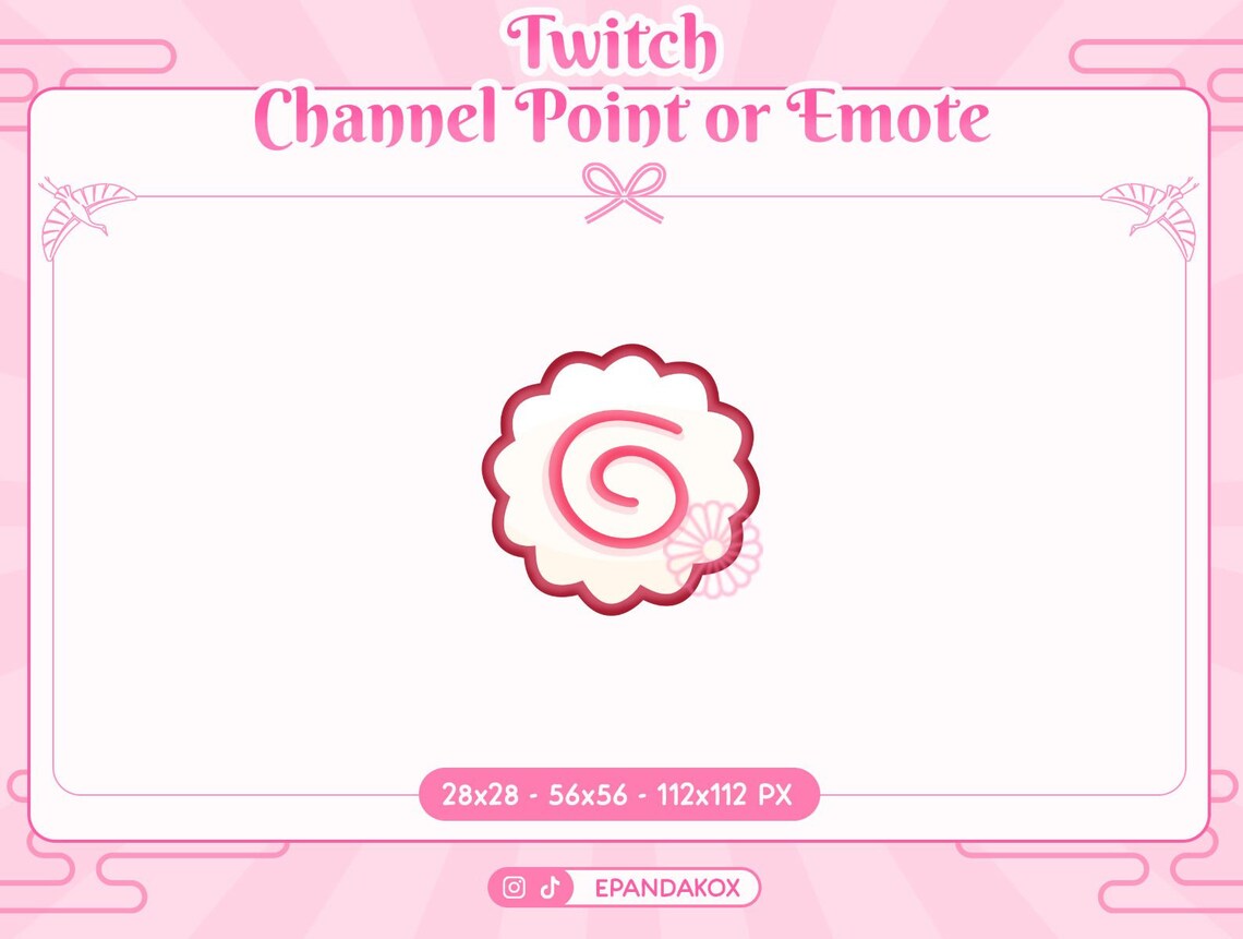 Narutomaki Channel Points for Twitch, Ramen Emote for Stream, Ramen ...
