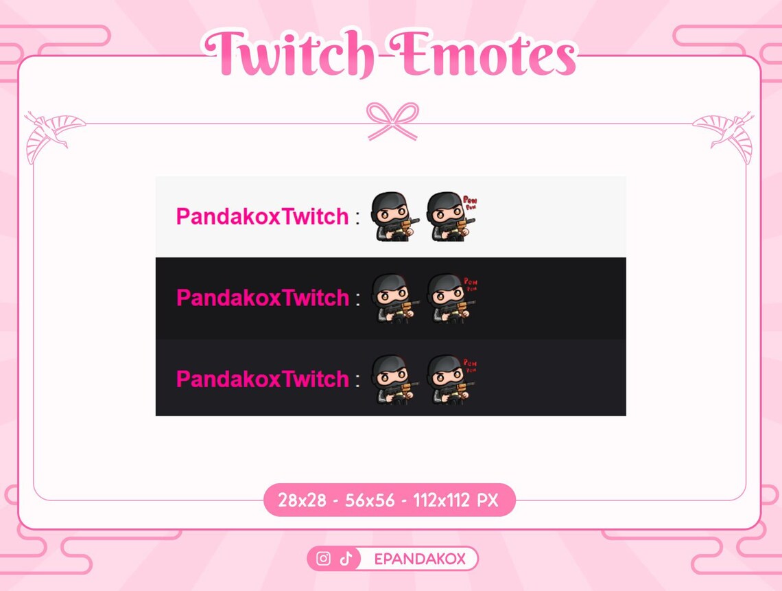 Escape From Tarkov Emotes for Twitch, Tarkov Emote, EFT Emotes, Emotes ...