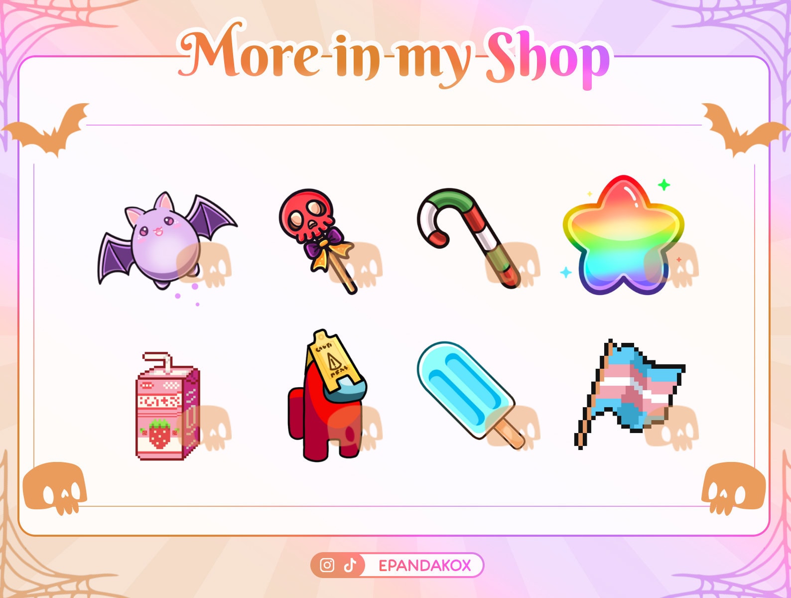 Pixel Grim Reaper Twitch Emote, Horror Skeleton, Reaper Channel Points ...