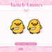Angry Duck Emote With Knife for Twitch, Killer Duck Emote, Kawaii Emote ...