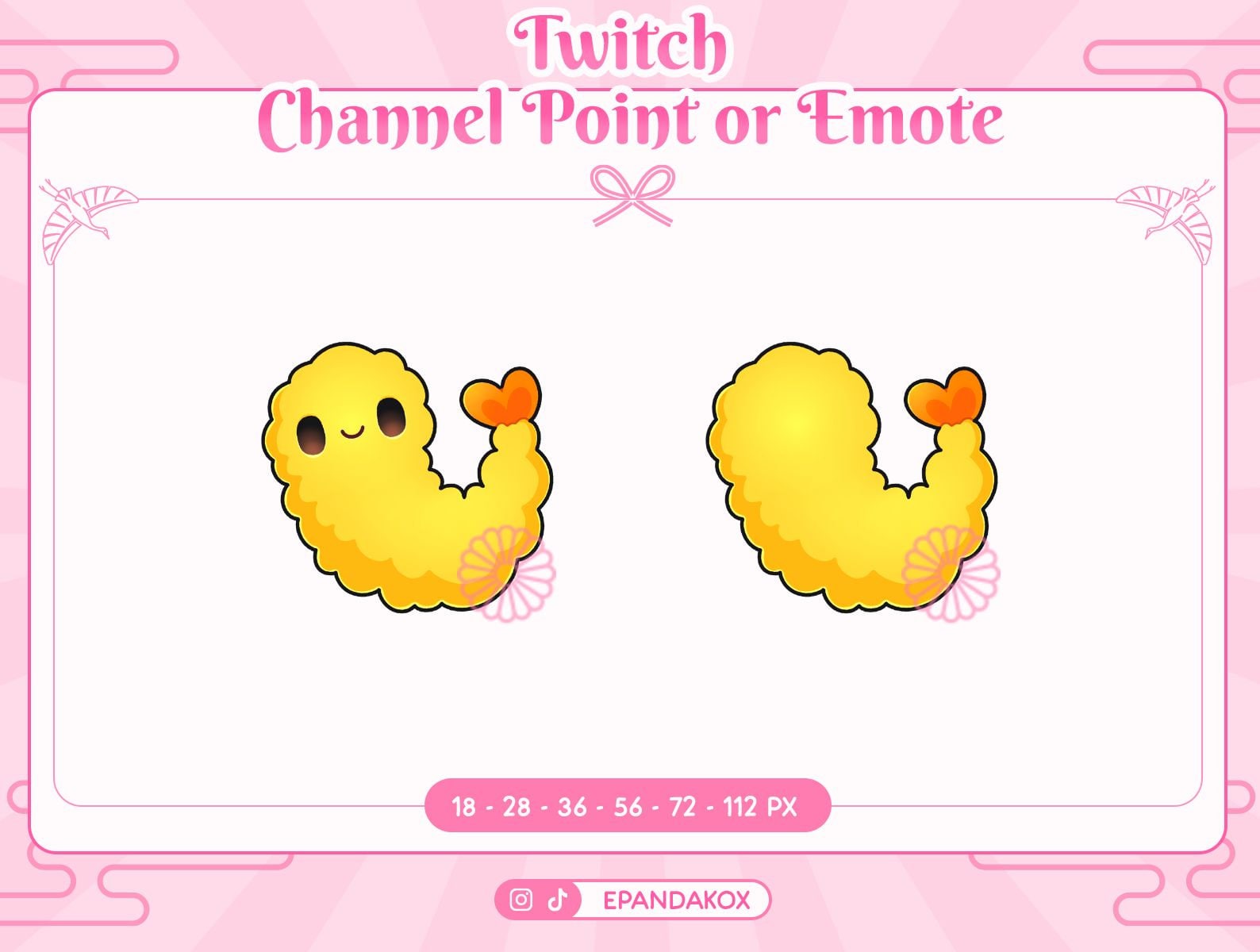 Battered Shrimp Channel Points Twitch, Battered Shrimp Emote, Prawns ...