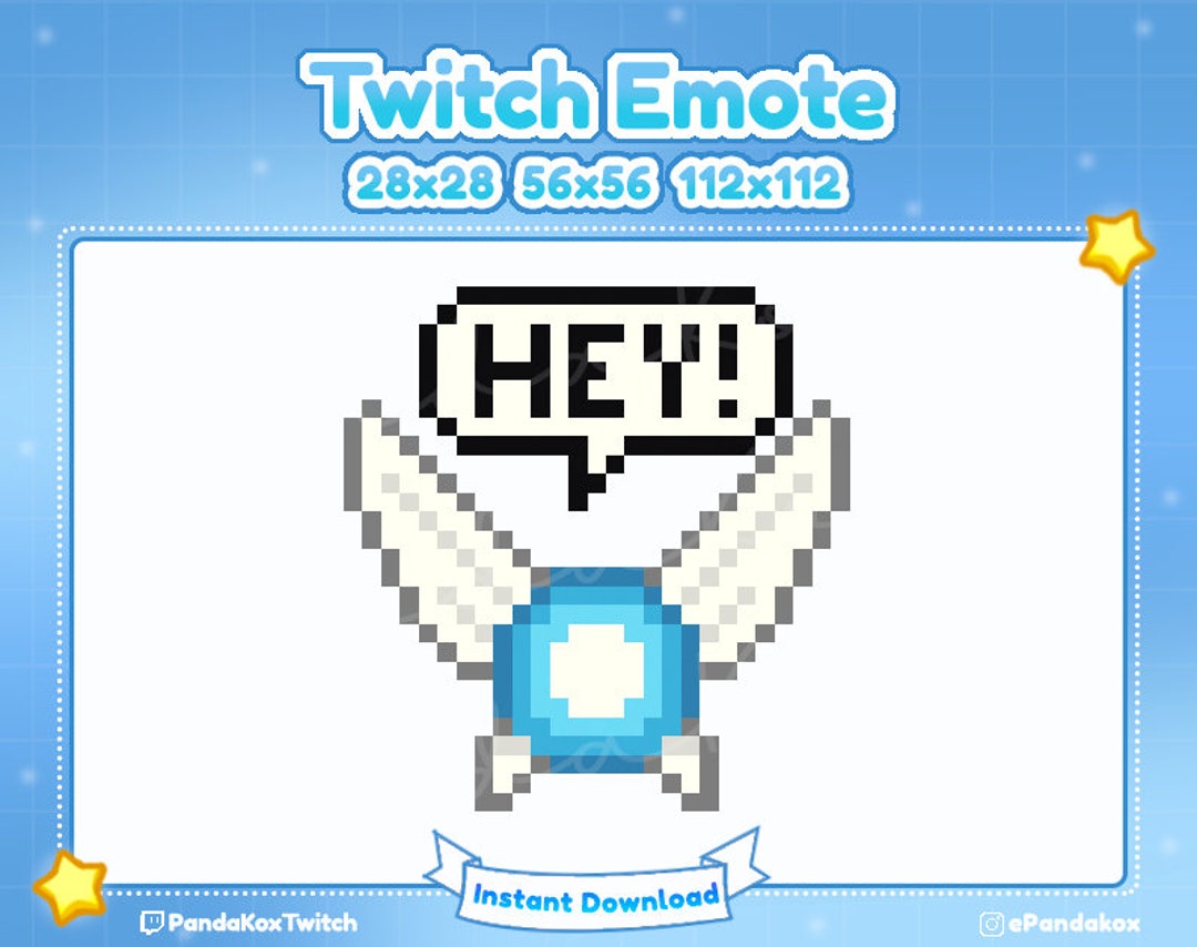 Attention Emote for Twitch 8 Bit Emotes Blue Zelda Emote - Etsy Ireland