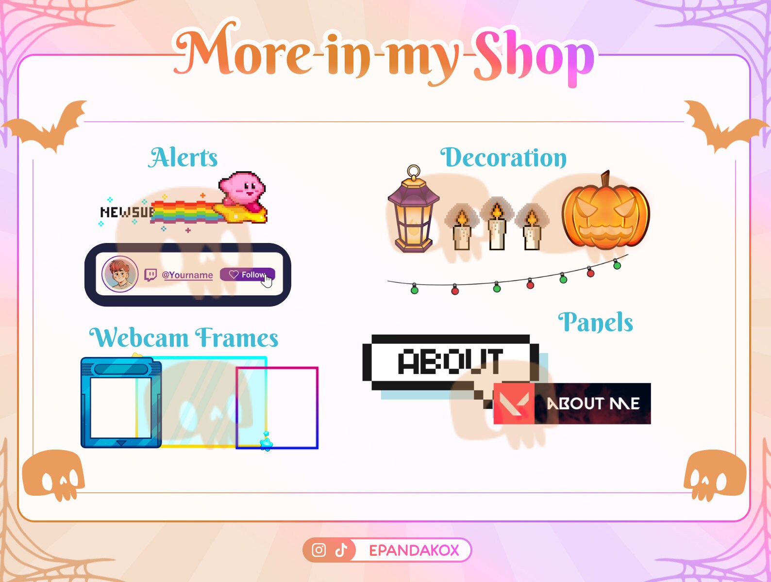 Animated Candles for Twitch, Halloween Decoration for Stream, OBS ...