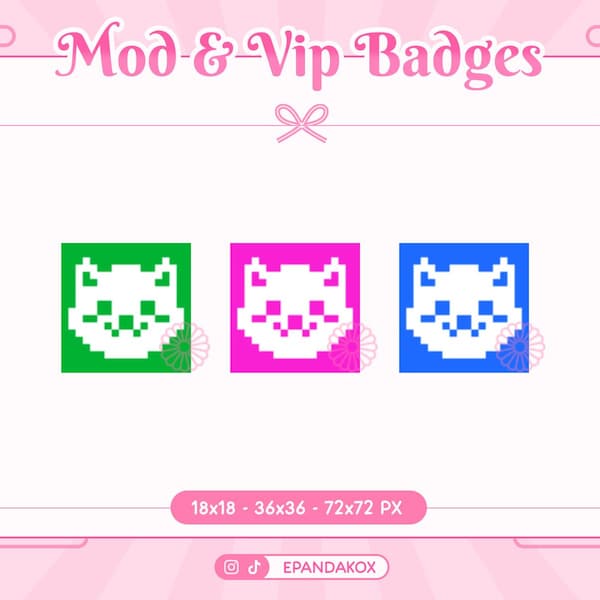 Twitch Vip Badges - Etsy