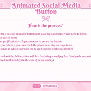 Animated Follow Button for Twitch, Animated Twitch Decoration, Animated ...
