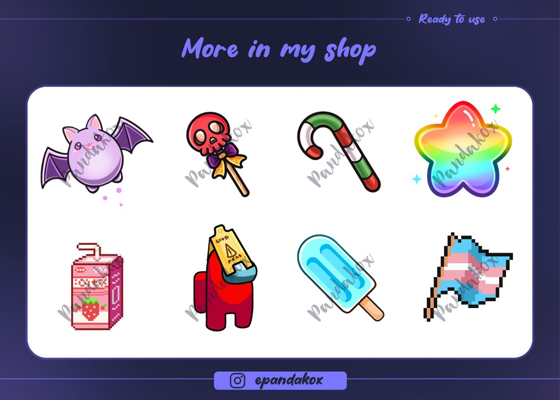 Animated Follow Button for Twitch Animated Twitch Decoration - Etsy