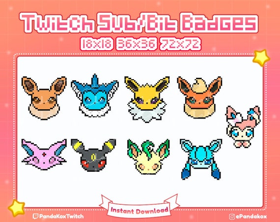 8 Bit Pokemon Badges
